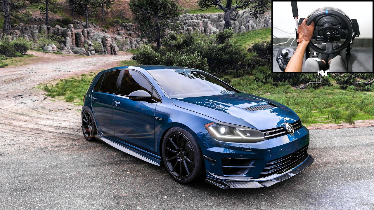 700HP Volkswagen Golf R | Forza Horizon 5 | Steering Wheel Gameplay ...