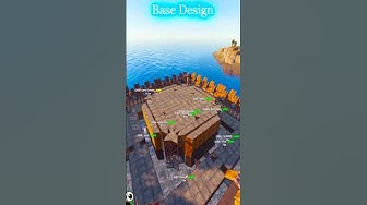 Rust New 5x5, Circle, 4x4, Open Core Base Design on Vital 10x #rust #rustgame #rustconsole