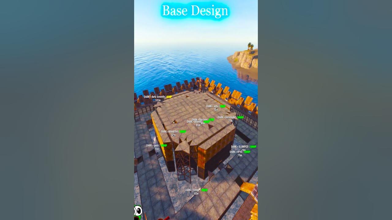 Rust New 5x5, Circle, 4x4, Open Core Base Design on Vital 10x #rust #rustgame #rustconsole - YouTube