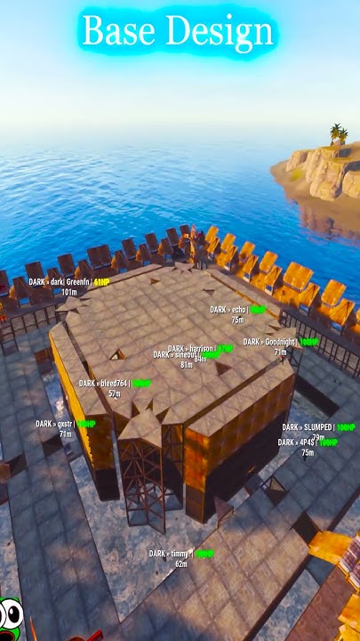 Rust New 5x5, Circle, 4x4, Open Core Base Design on Vital 10x #rust #rustgame #rustconsole - YouTube