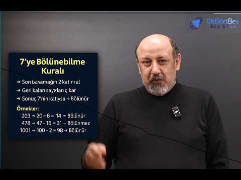 TÜM ASALLAR İÇİN BÖLÜNEBİLME KURALLARI