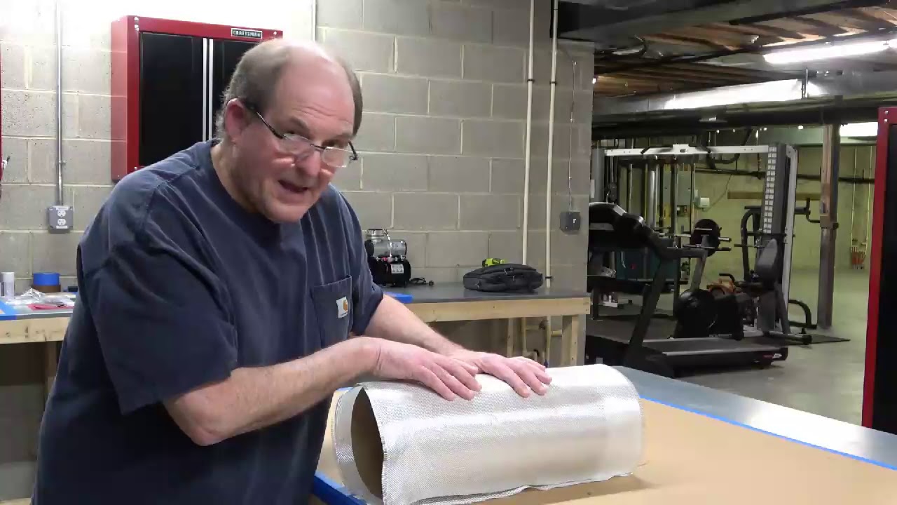 How to fiberglass rocketry tubing - YouTube