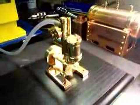 Argus Steam Engine Model - YouTube