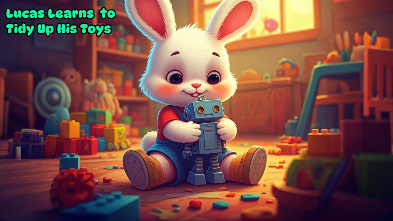 A story teaching kids to tidy up their toys - YouTube