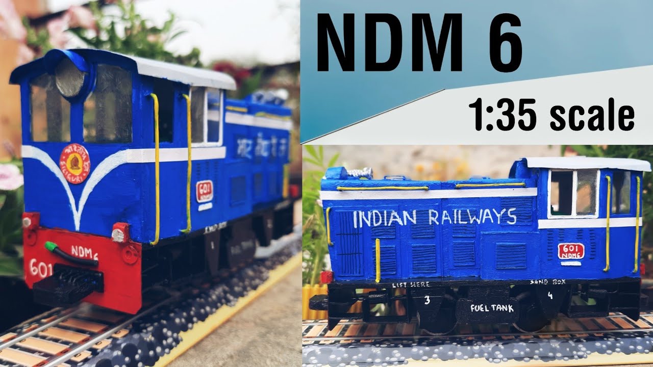 How to Make Train Engine | NDM 6 | Cardboard Toy Train | toy train ...
