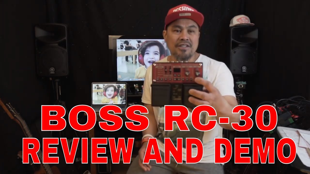 BOSS RC-30 DUAL LOOP PEDAL STATION REVIEW AND DEMO PART 1 - YouTube