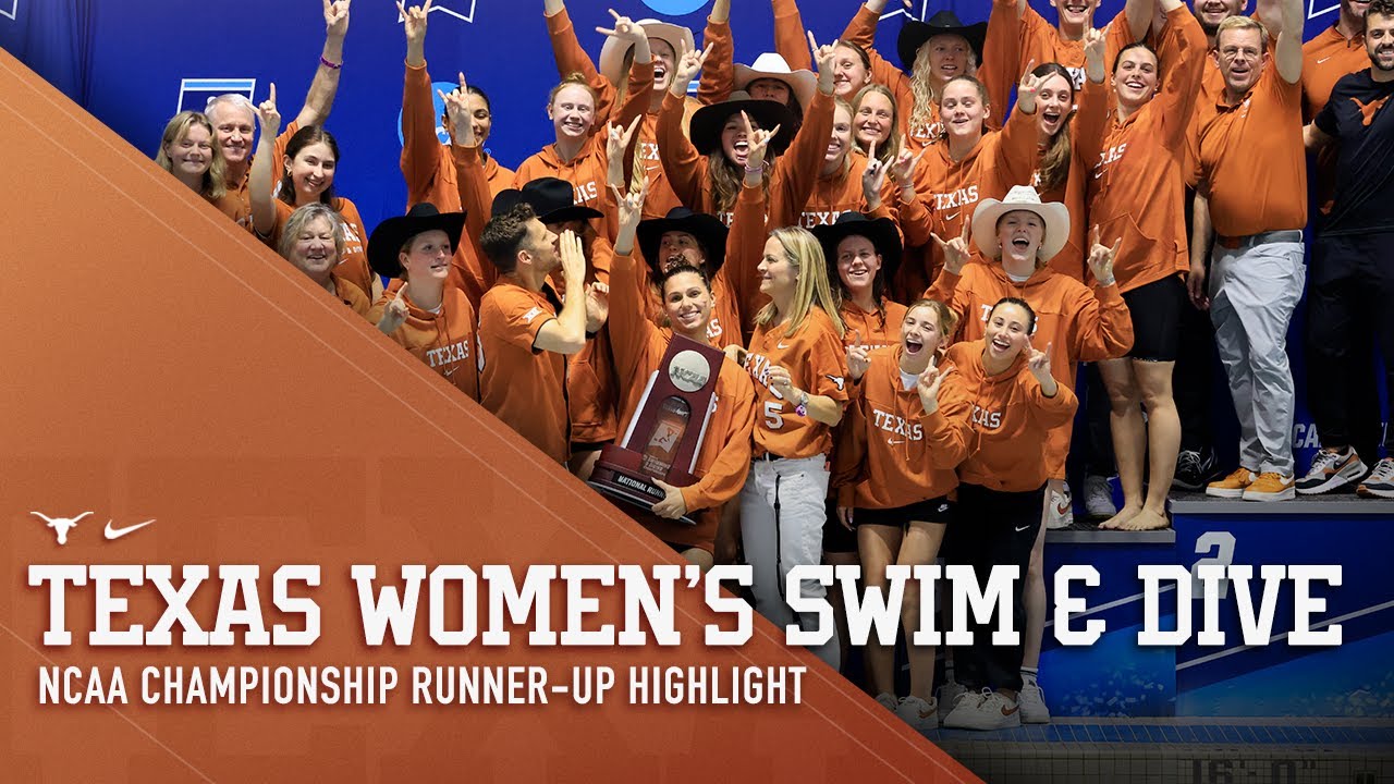 Texas Women's Swim & Dive NCAA Championship Runner-Up [March 25, 2024] - YouTube