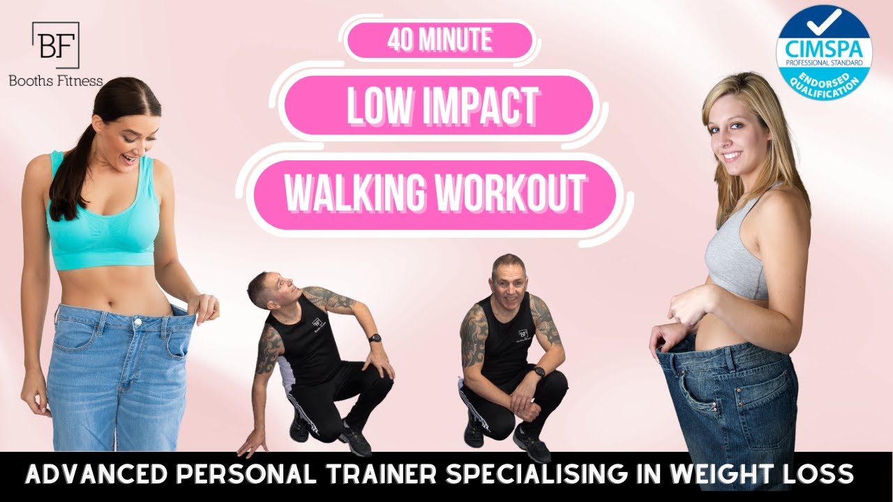 40 Min STANDING ABS CARDIO WALKING Workout for Small Waist & full body ...