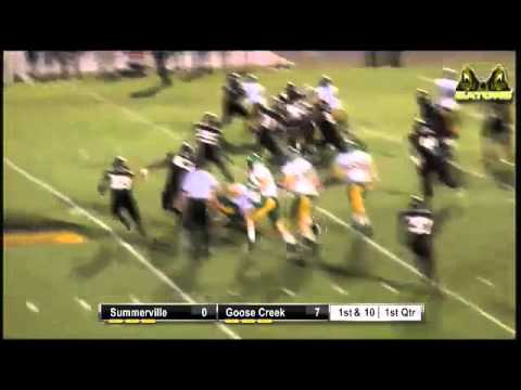 Summerville's #25 Davon Anderson Scores on a 68yd TD Run - YouTube