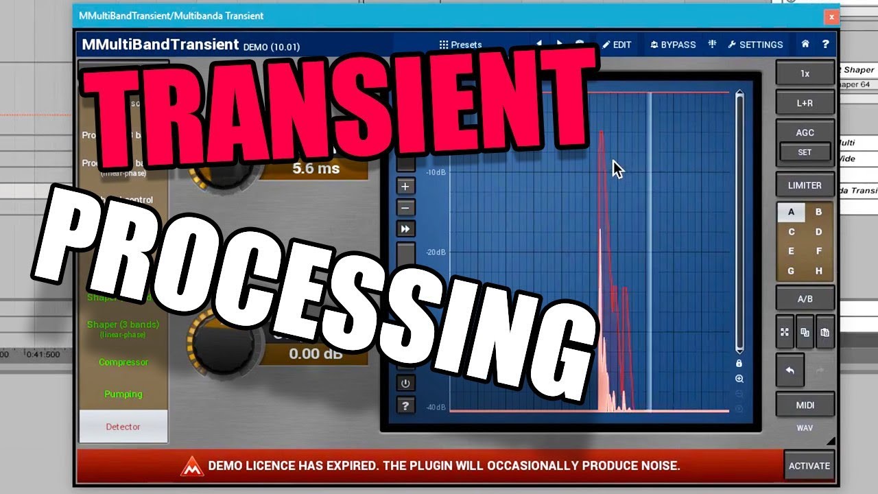 TUTORIAL TRANSIENT PROCESSING (PLUG-IN) E TRANSIENT DESIGNER (ABLETON ...