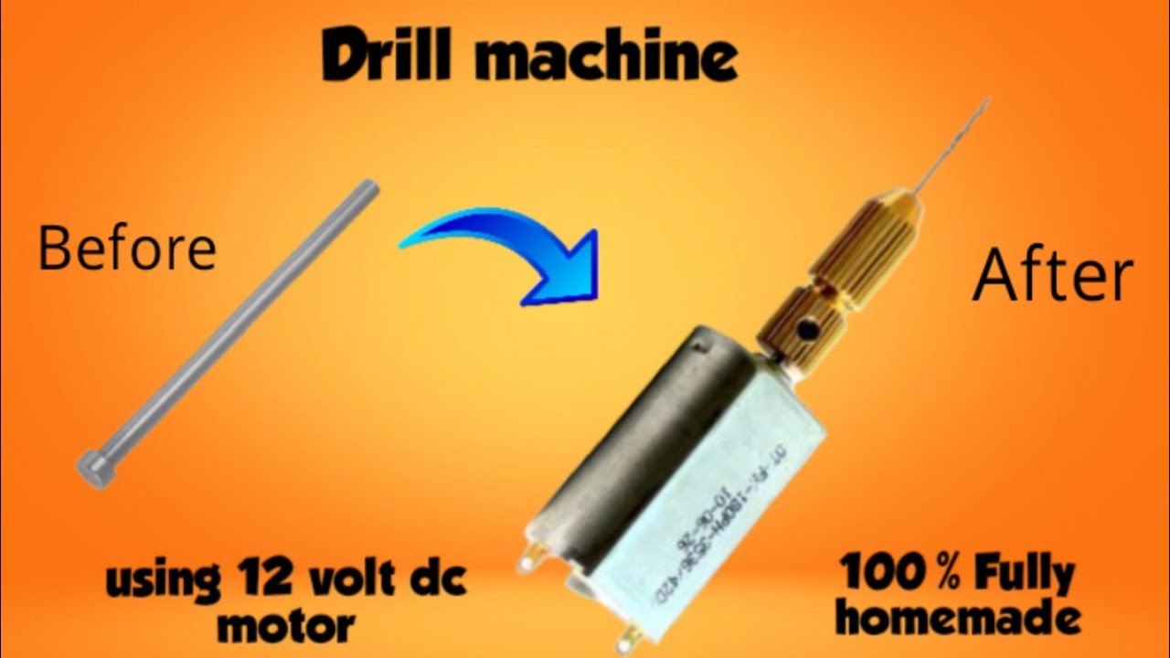 #how to make a drill machine | motor dill machine | make a drill ...