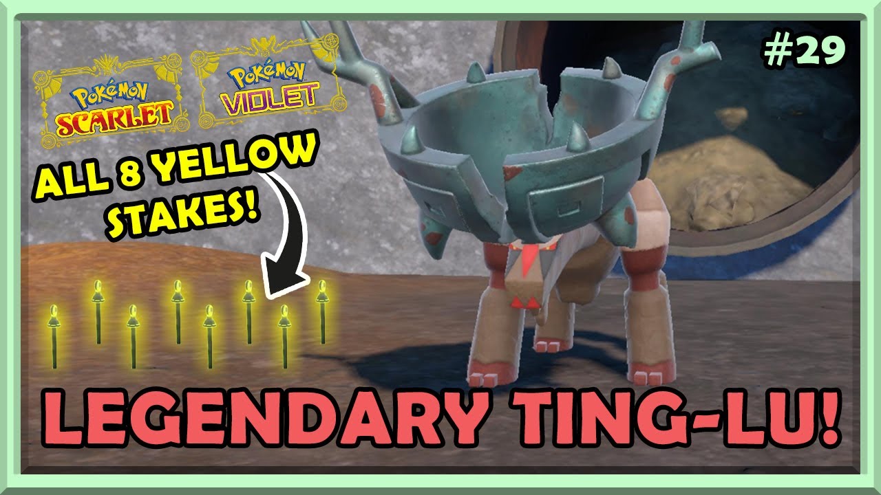 LEGENDARY TING-LU & ALLE 8 DE GELE ZWAARD LOCATIES! | POKEMON SCARLET ...