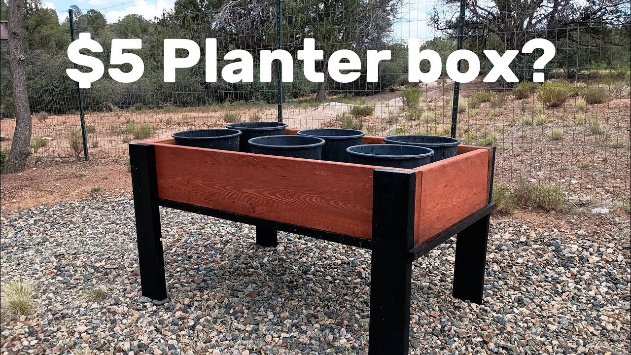 Making a Planter Box for $5 from cull lumber - YouTube