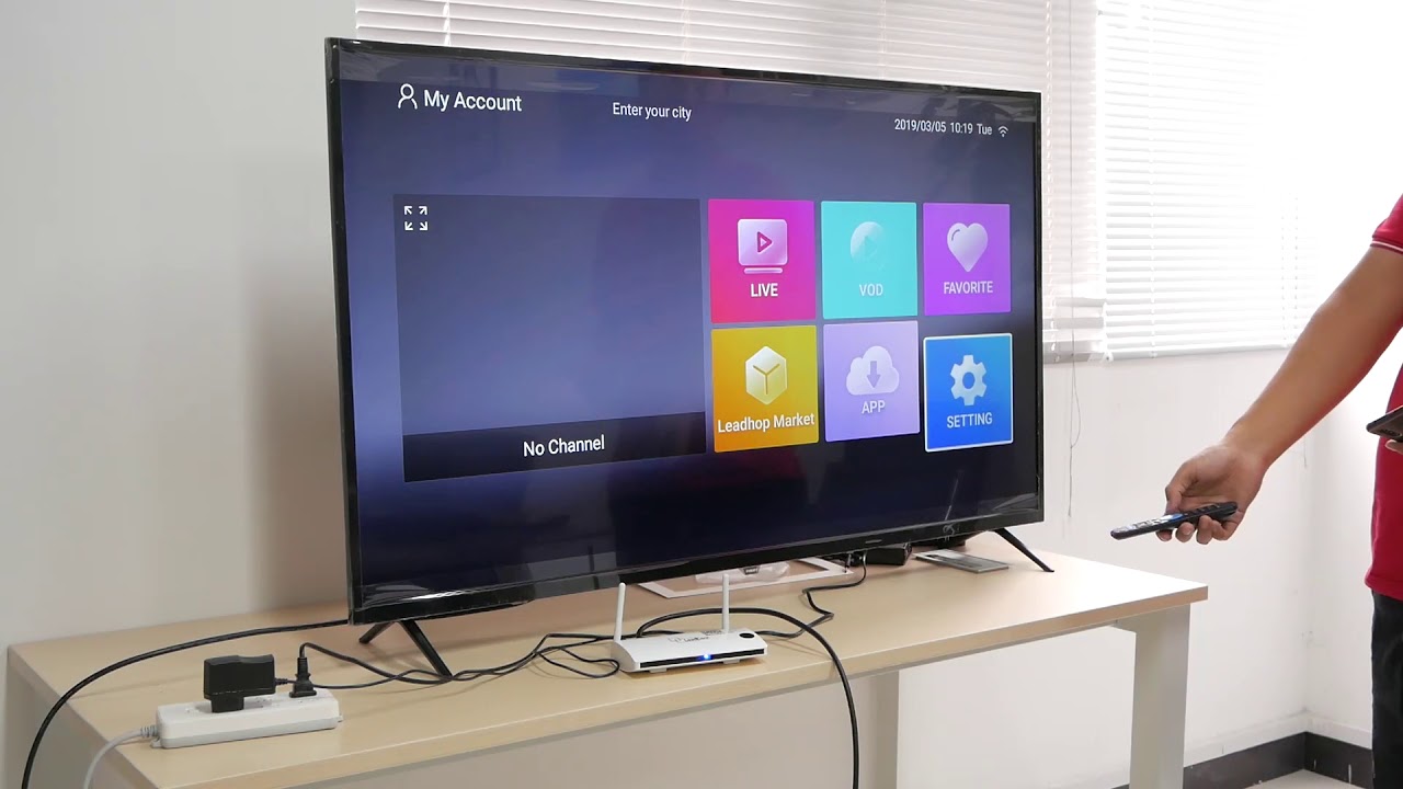 TV box start network detection - YouTube