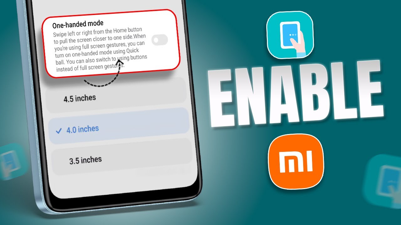 How To Enter One-Handed Mode In Xiaomi Phones | Use Redmi, POCO, and Mi ...