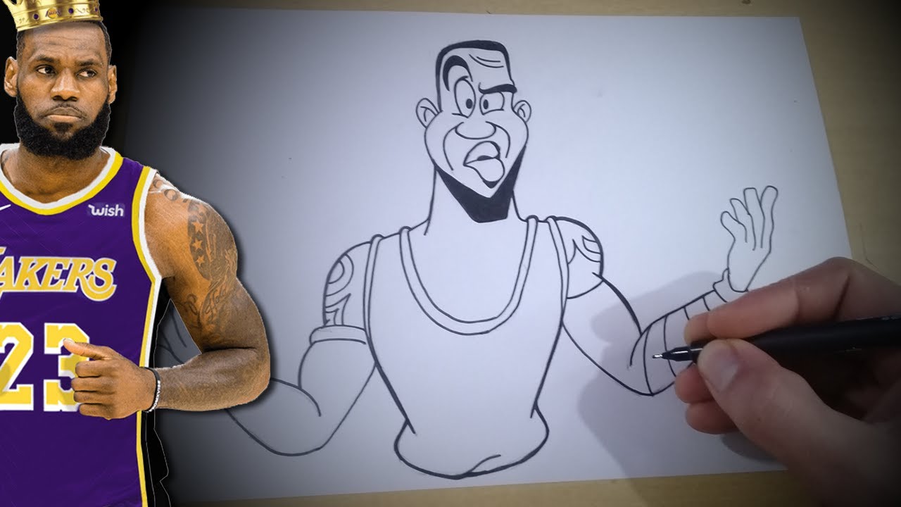 Como Desenhar Lebron James LeBRON JAMES X AMONG US.DRAWING #shorts