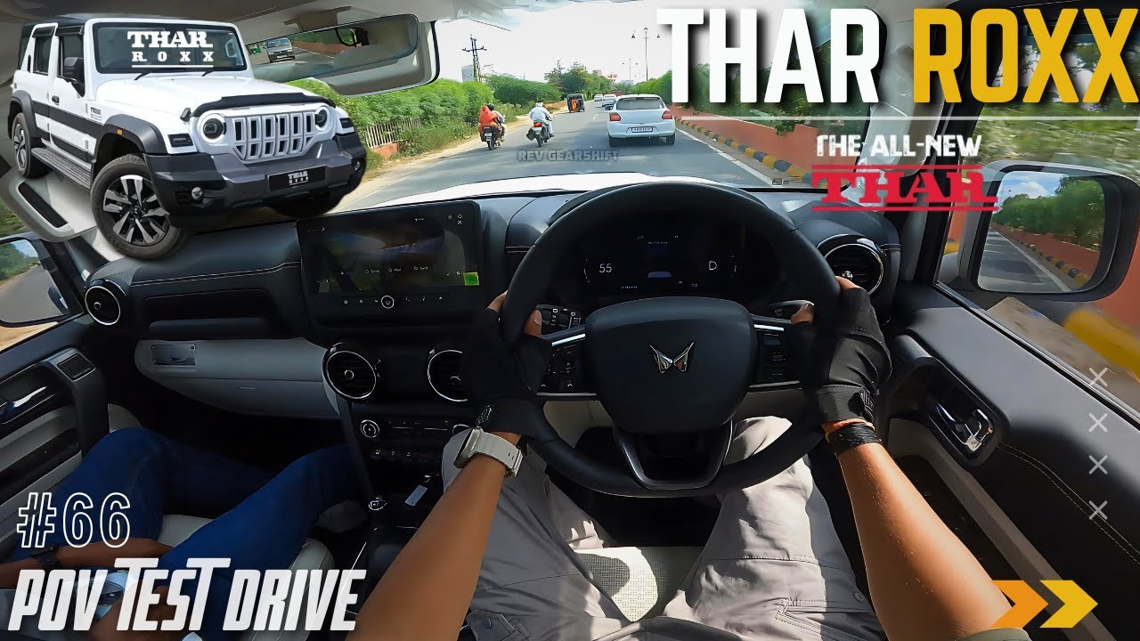 2024 MAHINDRA THAR ROXX | AX7 L AT 4WD | 2.2L 172BHP | POV Drive #66 ...