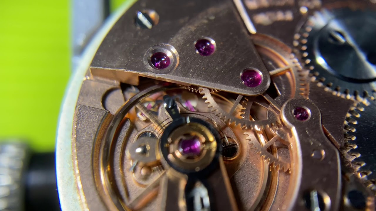 Omega Cal 601 movement - YouTube