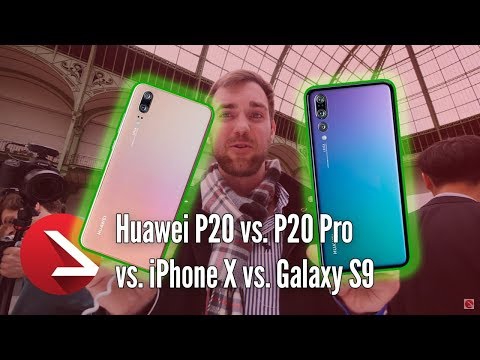 Premium Smartphones im Vergleich | Huawei P20 Pro vs. Huawei P20 vs. iPhone x vs. Galaxy S9