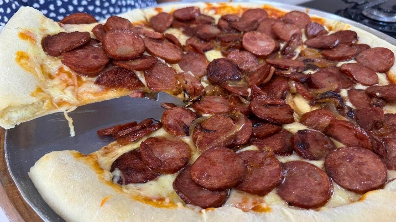 GOURMET PEPPERONI PIZZA FLAMBÉED. INSANELY FLAVORFUL! - YouTube