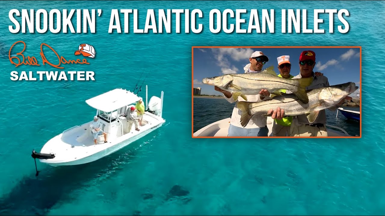 Snookin' Atlantic Ocean Inlets | Bill Dance Saltwater - YouTube