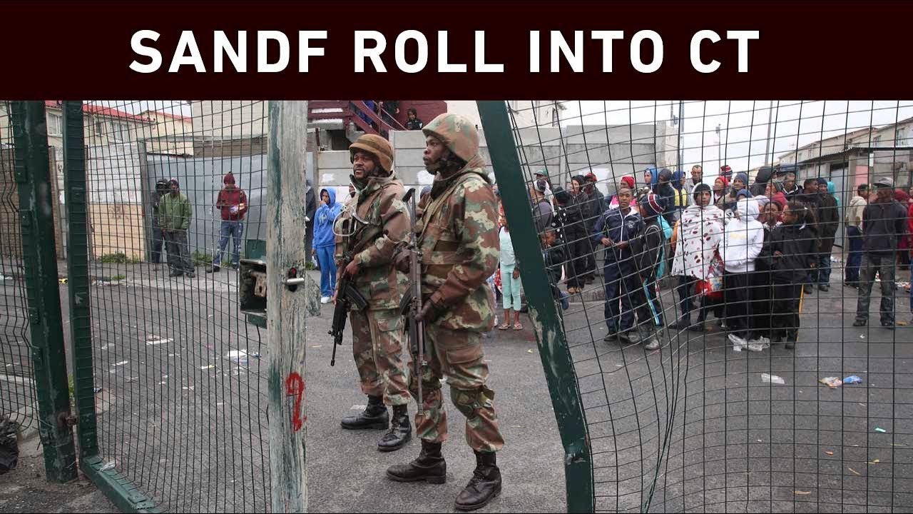 A week later, SANDF finally deployed to Cape Town streets - YouTube