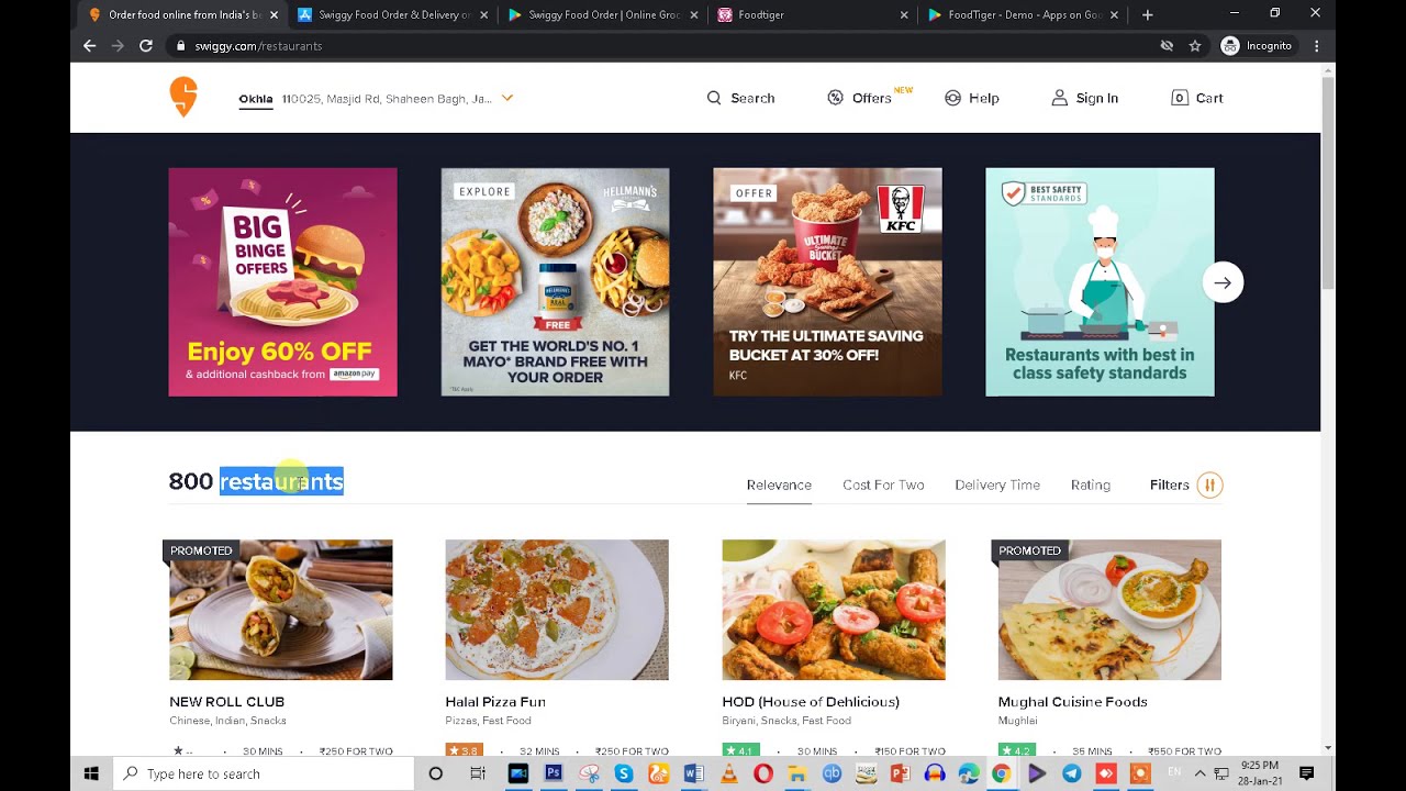 How to make swiggy type Website and Mobile Apps || Food Delivery ...