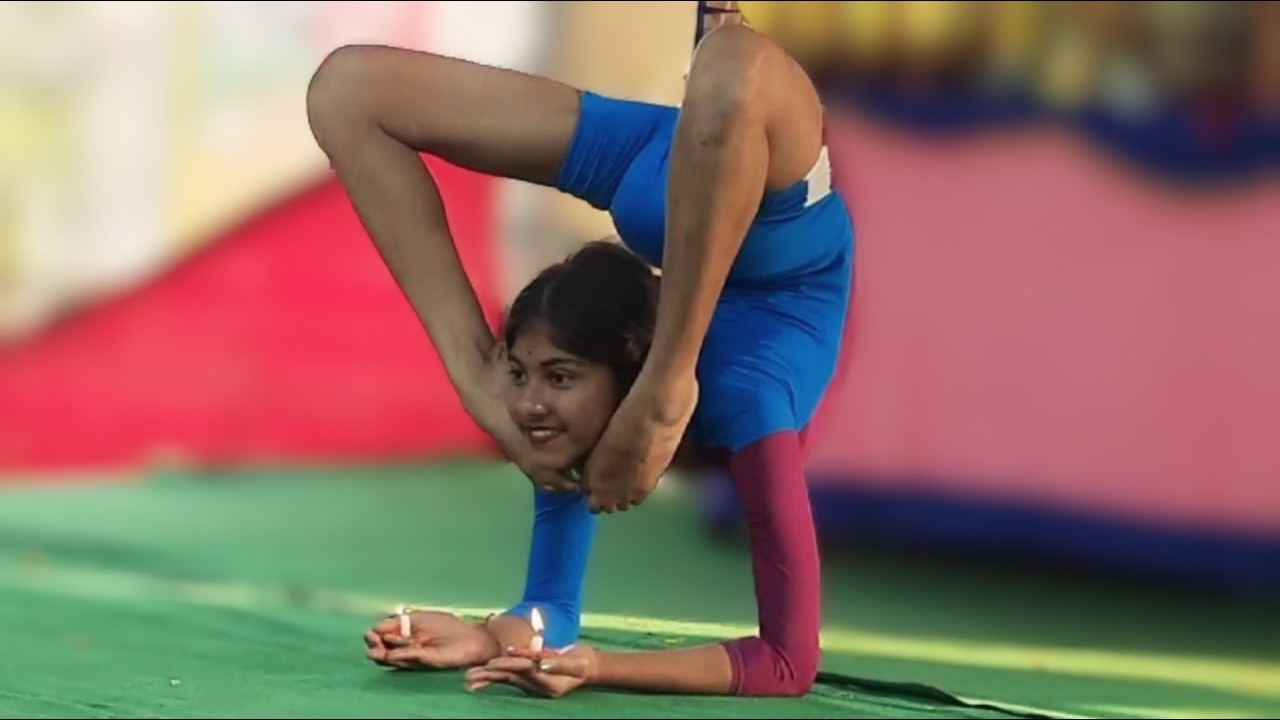 Yoga Asanas। Cute Yogini। About Yoga - YouTube