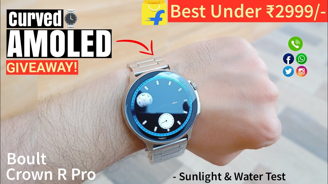 Boult Crown R Pro - BEST LUXURY👑 smartwatch under ₹2999/- only ...