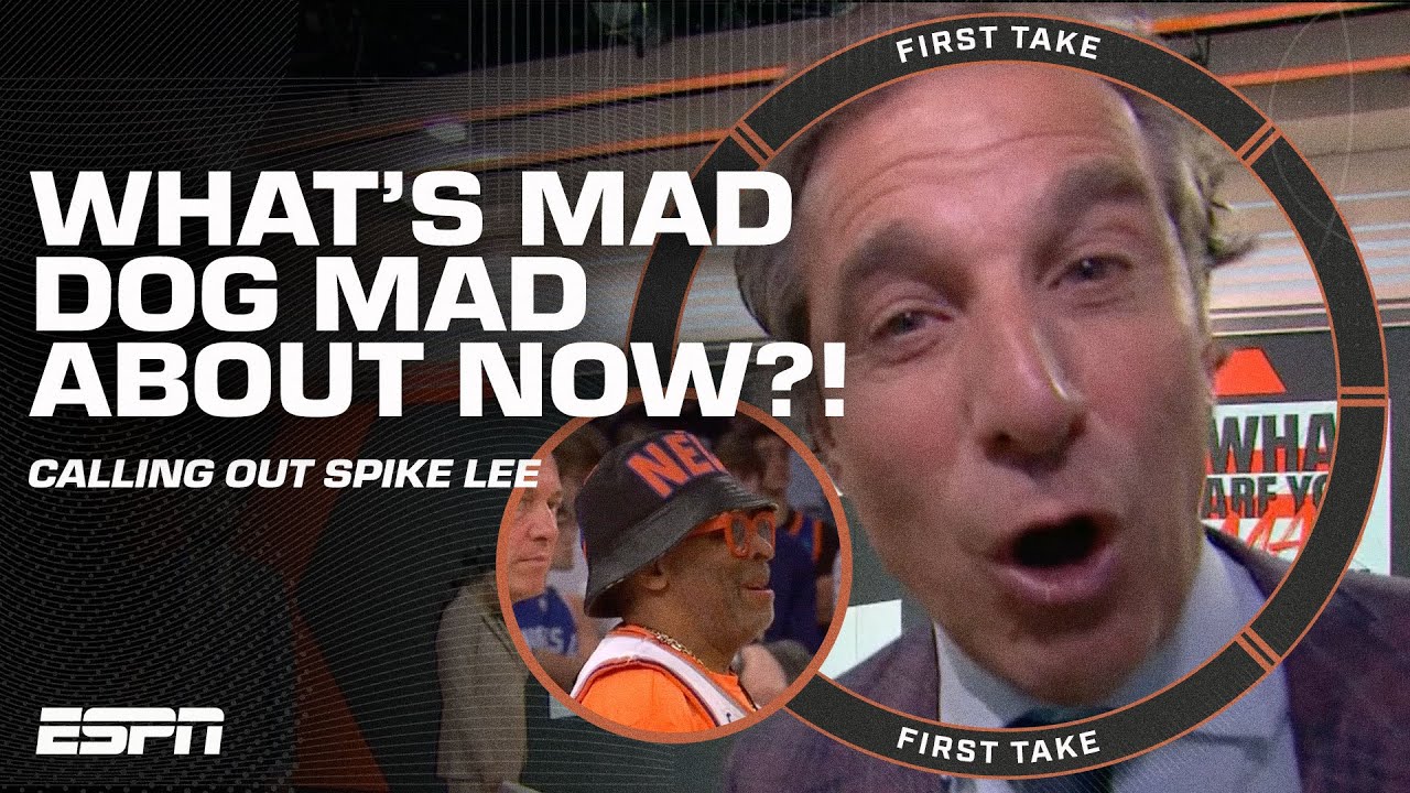 What's MAD DOG MAD ABOUT? 😤 'SPIKE LEE ARE YOU A KNICKS FAN OR NOT?' 👀 ...