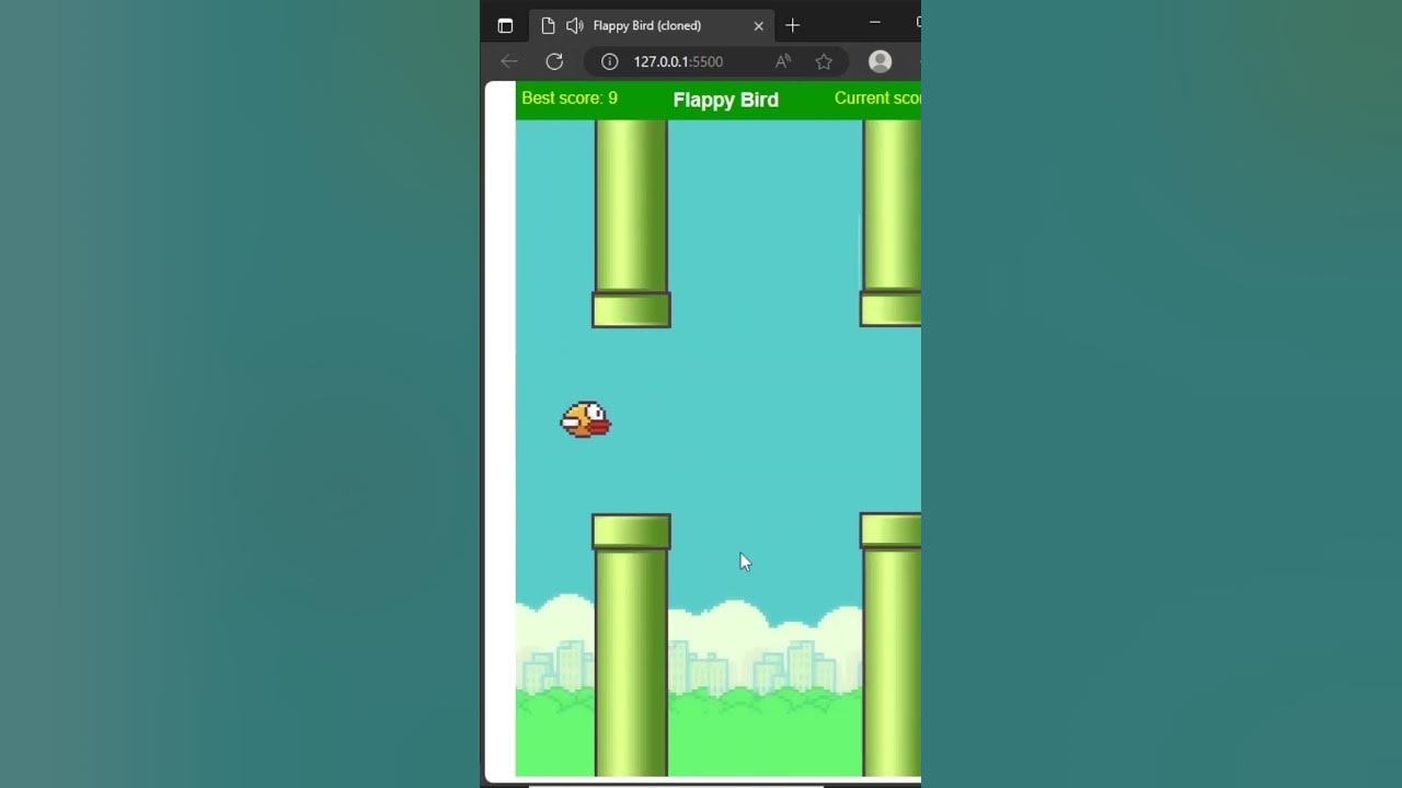 Flappy Bird game using HTML, CSS & Javascript - YouTube