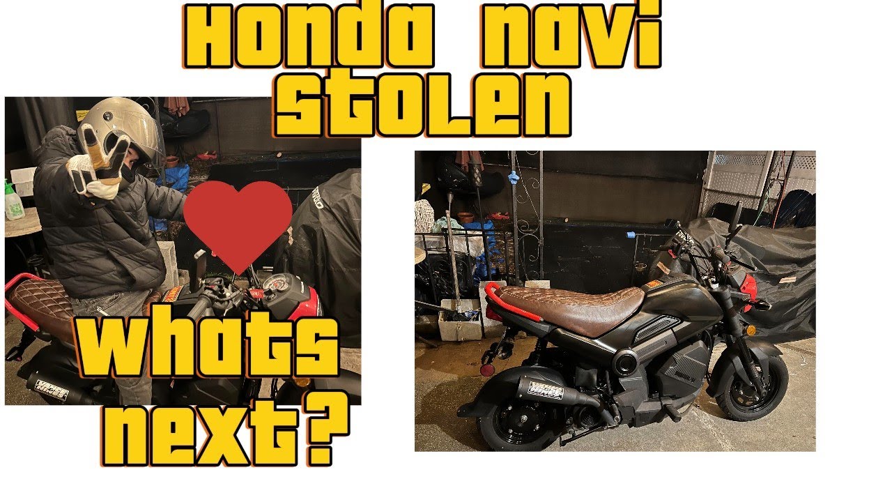 CRASHED My HONDA NAVI !! :( - YouTube