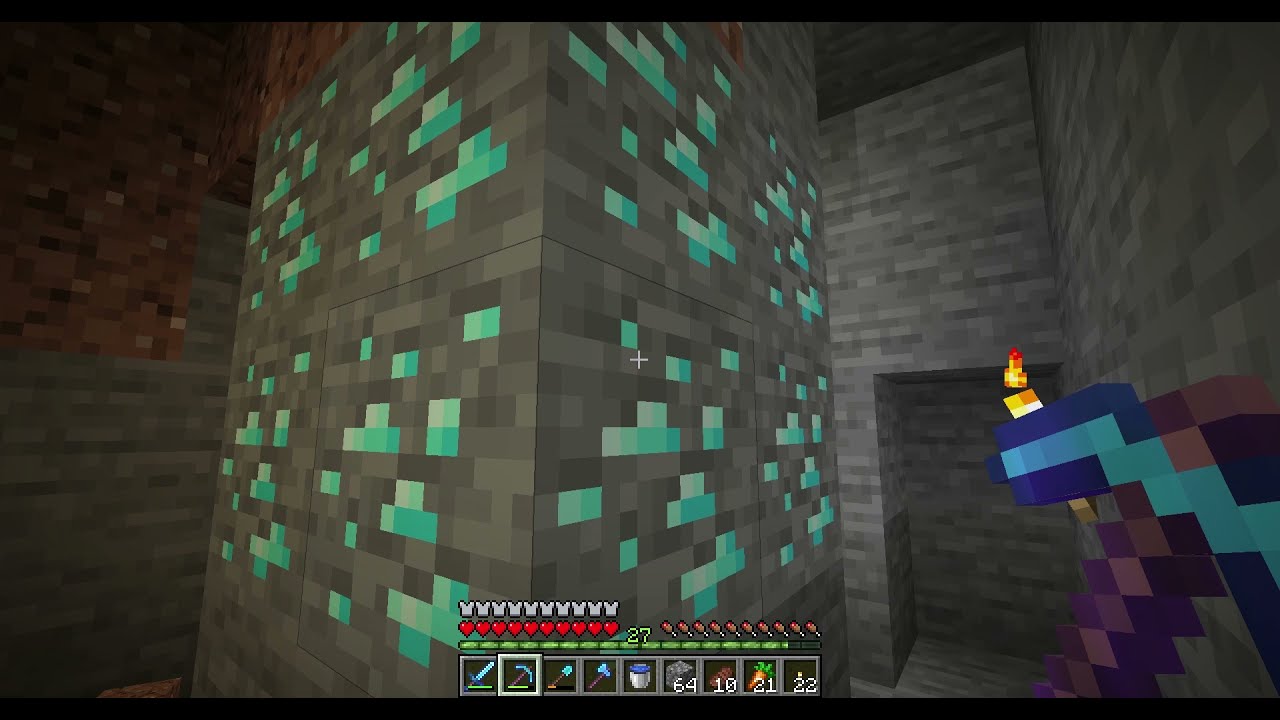 Poradnik: Jak szybko znaleźć diamenty w Minecraft - YouTube