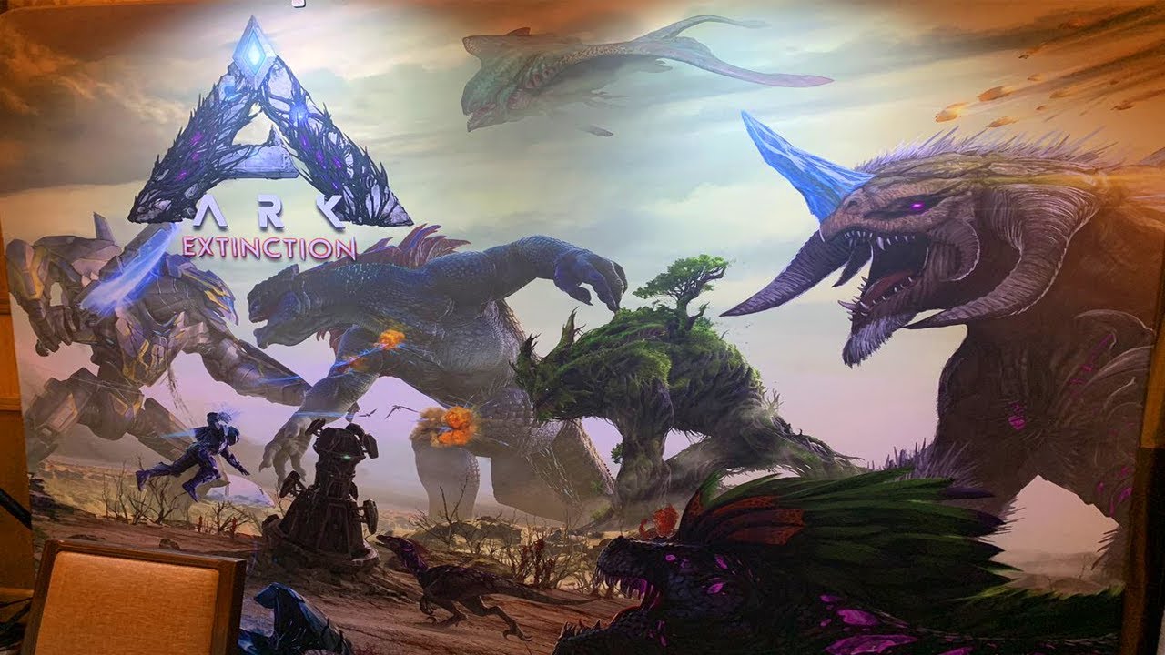 ARK LOS 5 TITANES DE EXTINCTION LUCHANDO!! TITAN TEK? NUEVAS IMAGENES ...