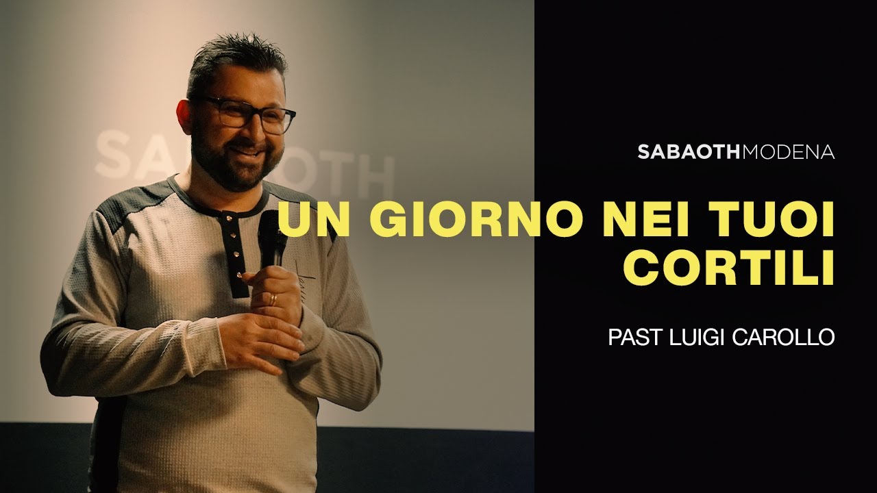 Domenica Gospel | Un giorno nei tuoi cortili - Past Luigi Carollo 16/11 ...