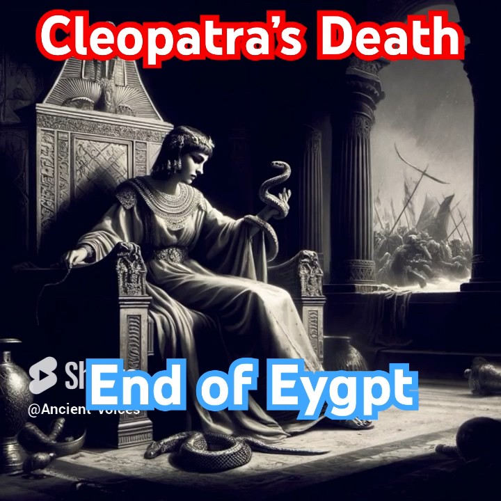 Cleopatra’s Death and End of Eygpt . #history #ancient #cleopatra - YouTube