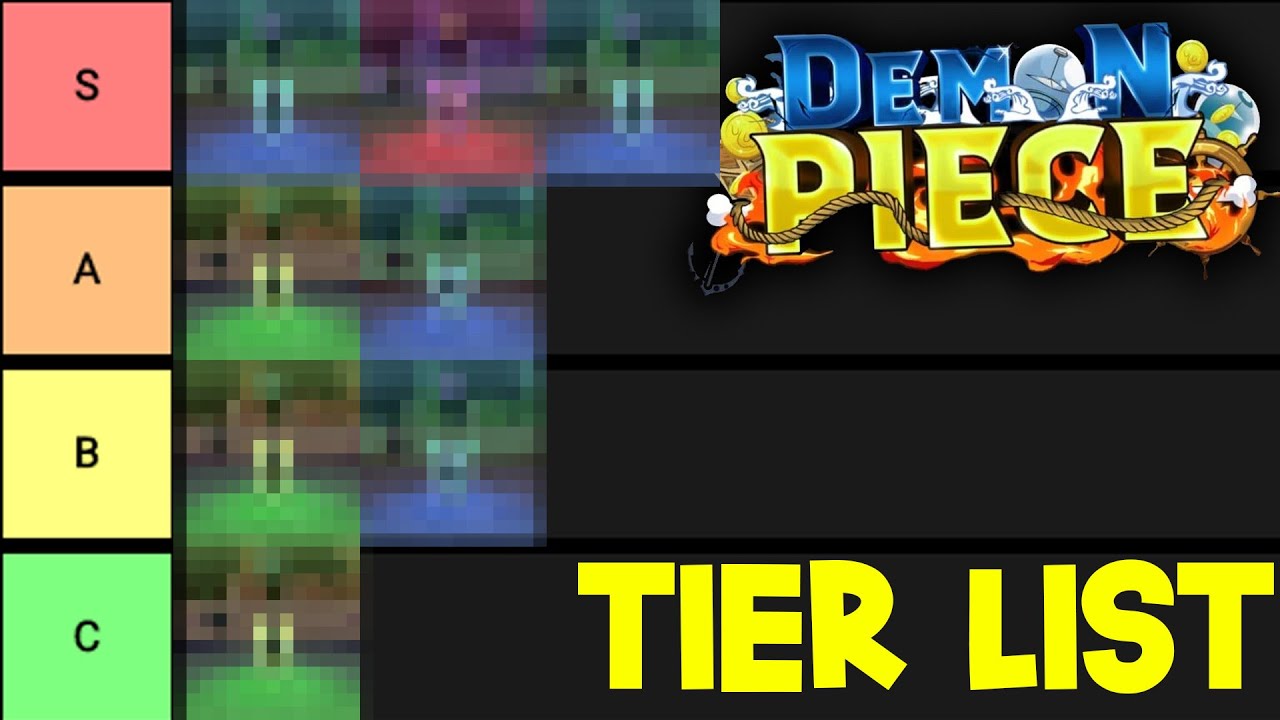 DEMON PIECE RACES TIER LIST! ROBLOX - YouTube