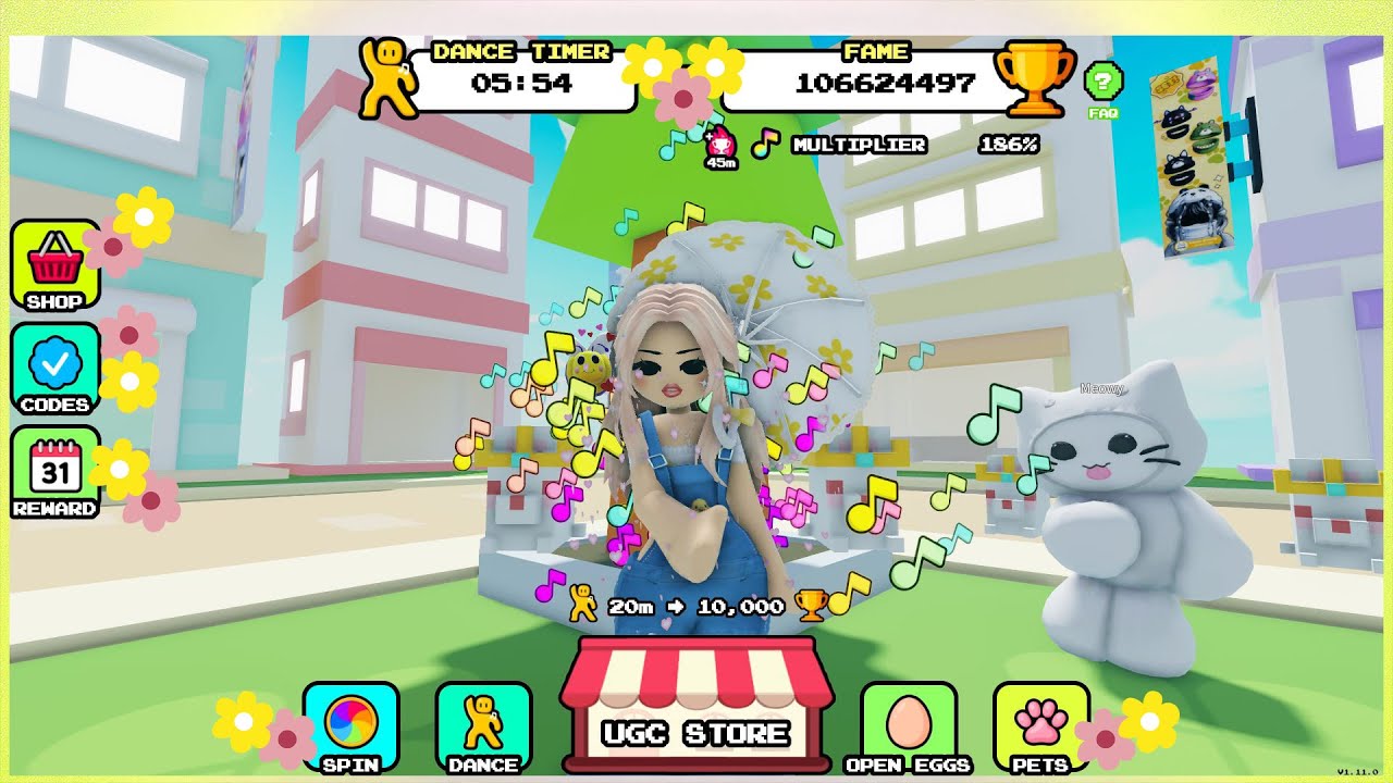 🍦 Dance for UGC - Free Limited UGCs - Part 270 -🎁 Unlock 30,000 Fame ...
