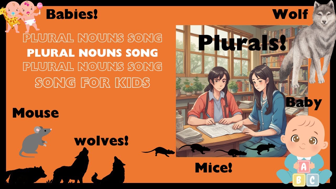 Plurals Song for Kids | Easy Grammar Learning | Sing Along & Learn ...