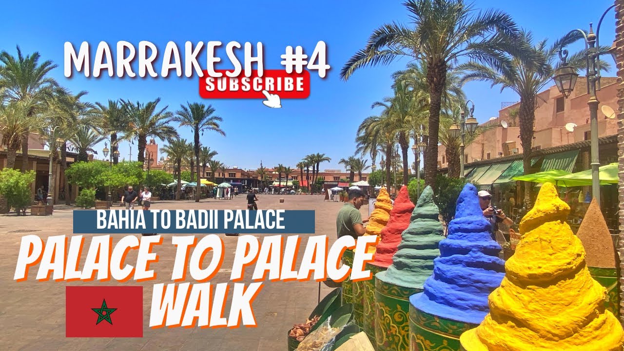 🇲🇦 The Palace-To-Palace Walk Through The Tinsmiths Square, Marrakesh Ep ...