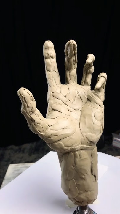 Most Important Sculpting Principle. Clay Hand Sculpture. - YouTube