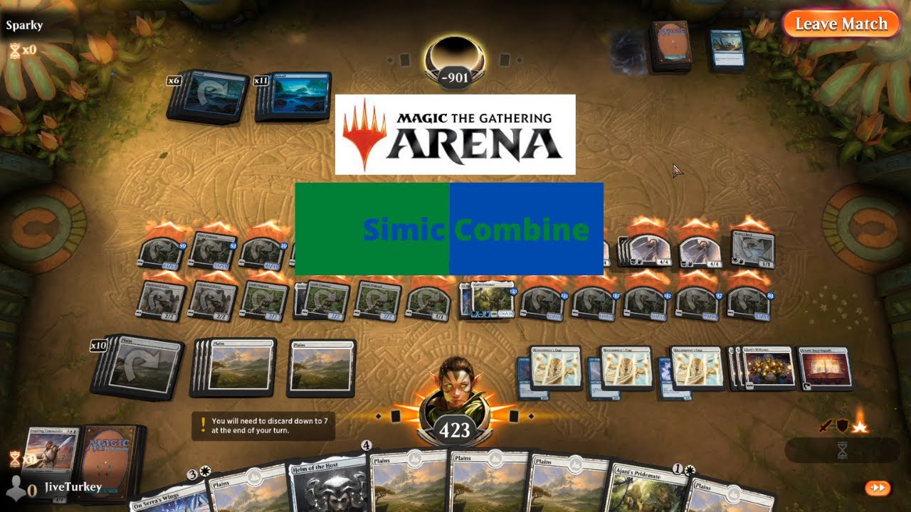 Simic Combine MTG Arena Premade Deck - YouTube