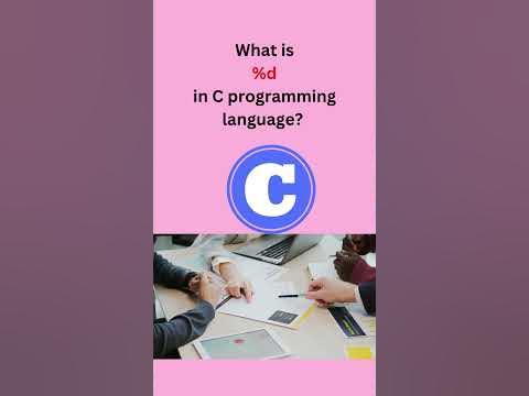 What is %d in C 🙇‍♂️ |Format specifier in C | C Programming #shorts # ...