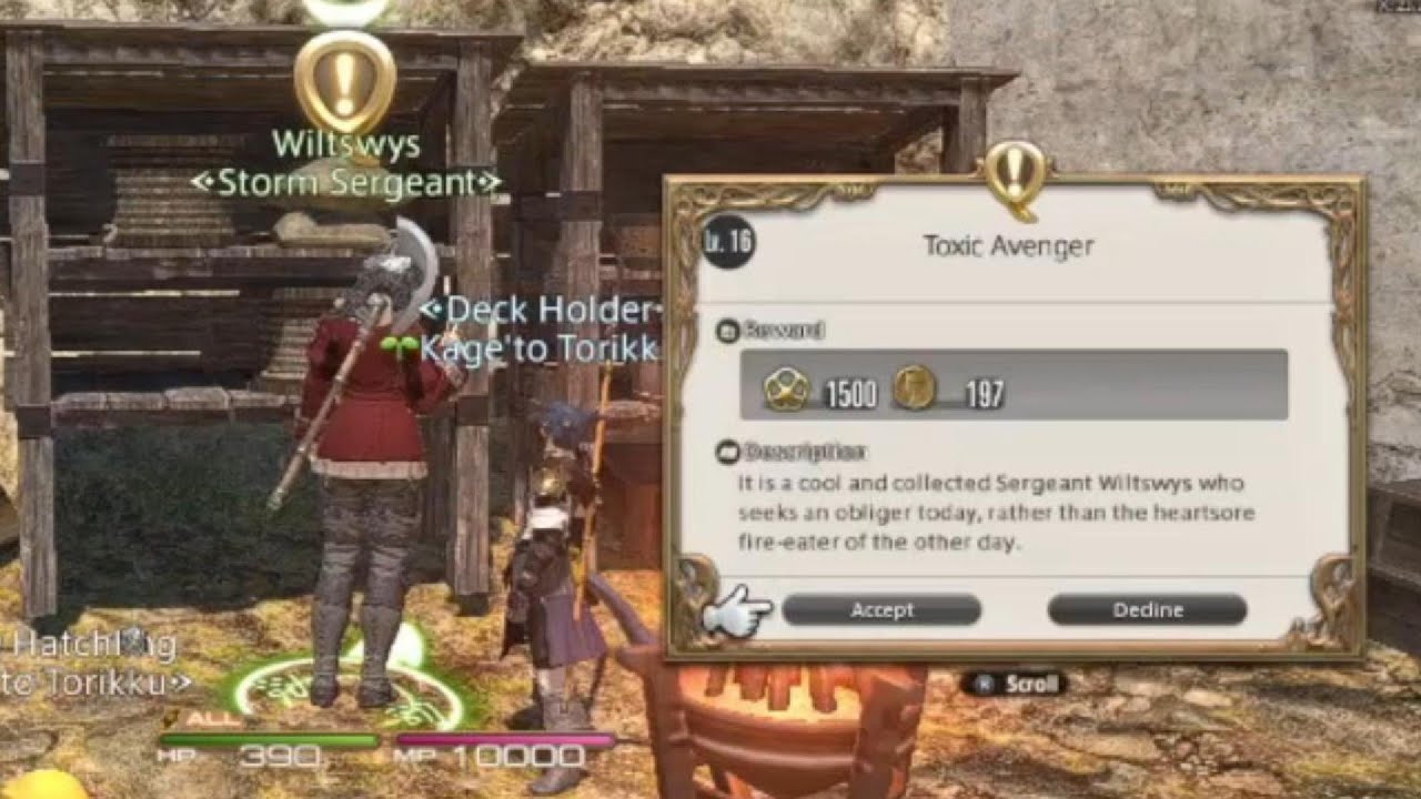 FF14 - SQ - Toxic Avenger - Lv.16 - YouTube
