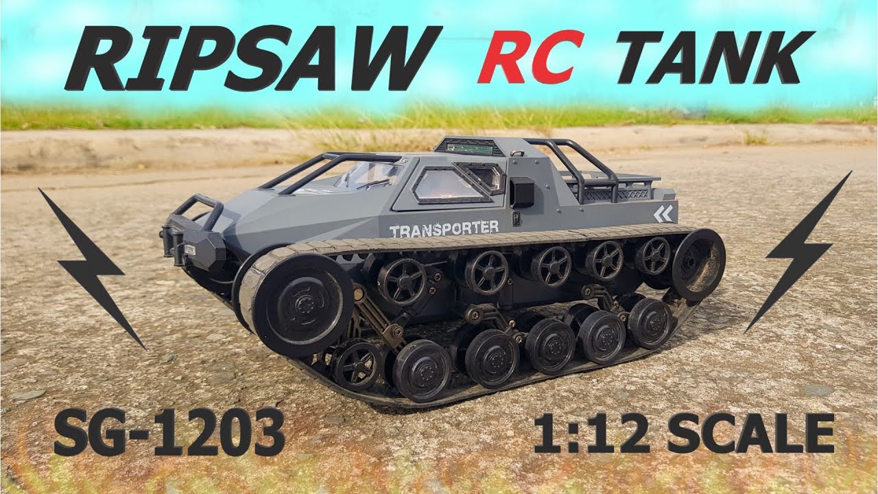 RIPSAW RC TANK - SG 1203 1/12 ELECTRIC RC TANK - YouTube