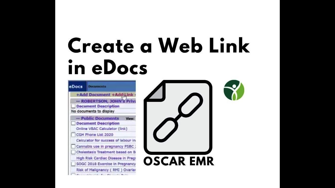 Create A Web Link In EDocs YouTube Create A Web Link In EDocs YouTube