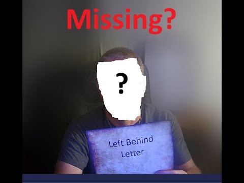 Rapture | Left Behind Letter - YouTube
