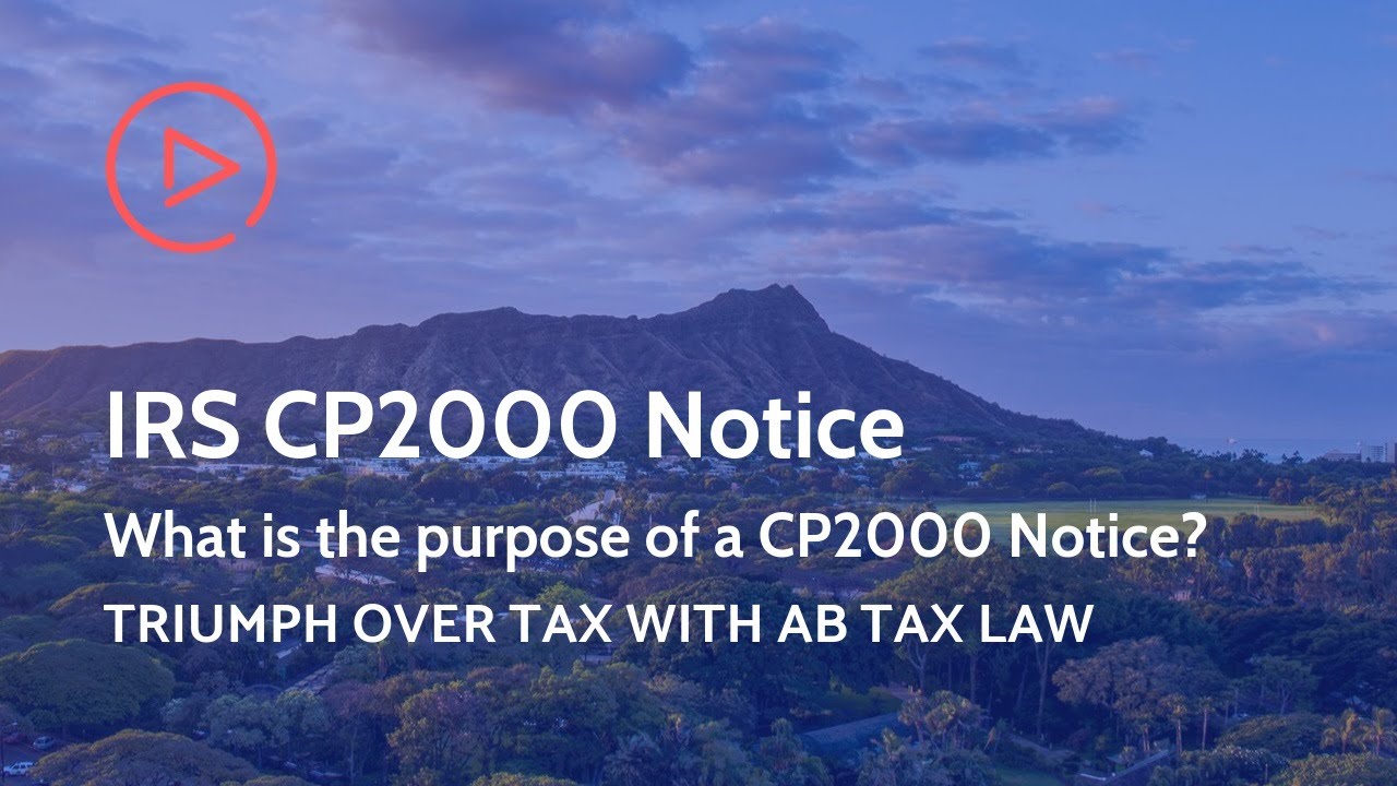 CP2000 - 1. What is a CP2000 Notice - YouTube