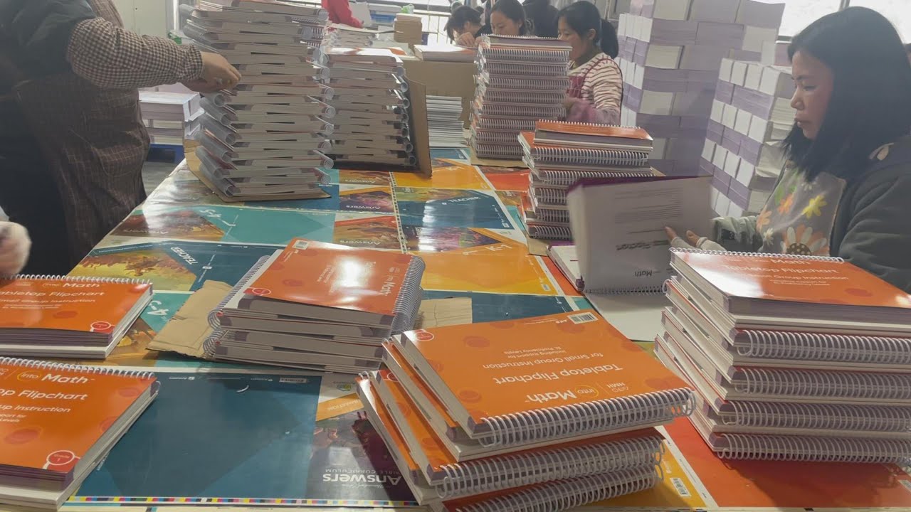 From Start To Finish, Offset Printing and Binding Spiral Bound Books ...