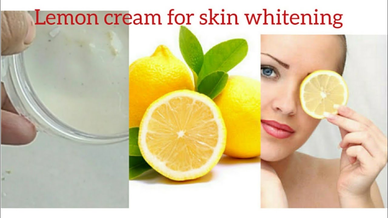 Lemon cream for skin whitening, Get instant milky fairness in 2 min ...